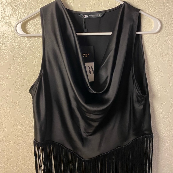 Zara | Tops | Zara Fringe Top | Poshmark